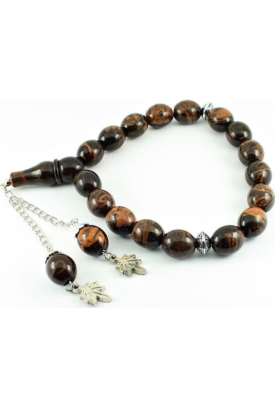 Nurberk İri Taneli 17 Lik Pala Tesbihi Hediyelik Süslük Büyük Boy Efe Tespih