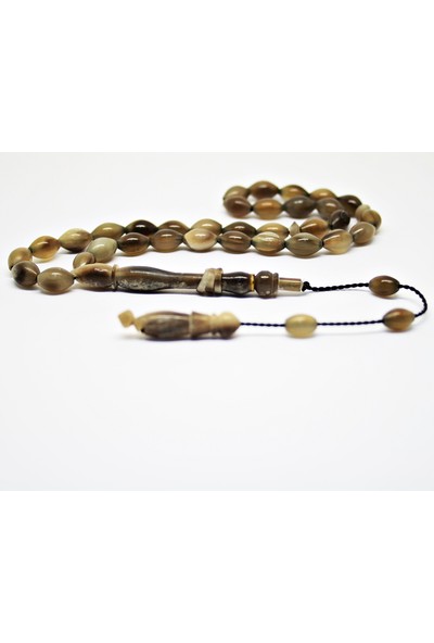 Nurberk Arpa Kesim Bufalo Boynuzu Tesbih Gerçek Buffalo Tespih