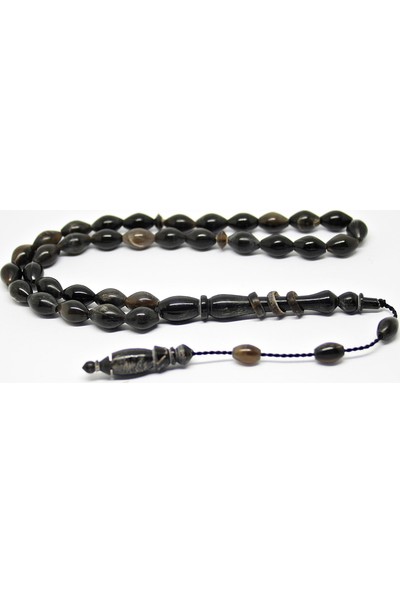 Nurberk Arpa Kesim Bufalo Boynuzu Tesbih Gerçek Buffalo Tespih