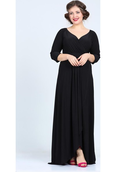 Angelino Butik Kl56 Siyah Abiye Elbise