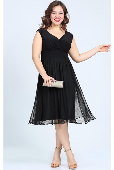 Angelino Butik Kl7878 Siyah Abiye Elbise