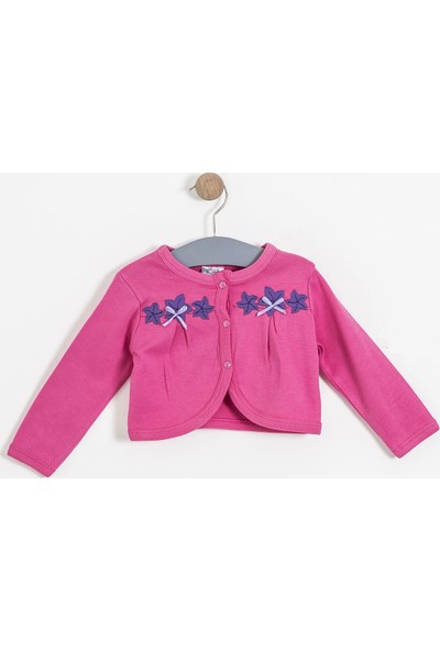 Soobe Kız Çocuk Hırka Fuşya