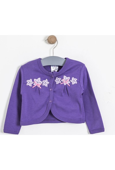 Soobe Kız Çocuk Hırka Koyu mor