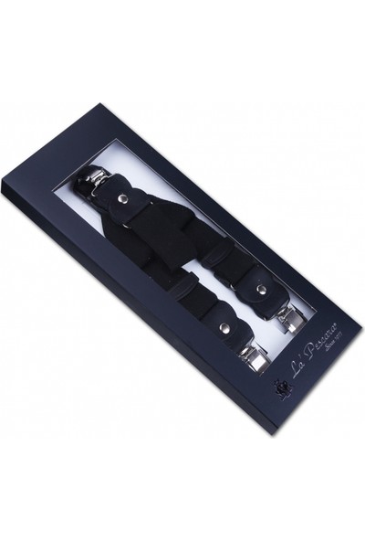 La Pescara Siyah Düz Pantolon Askısı A48