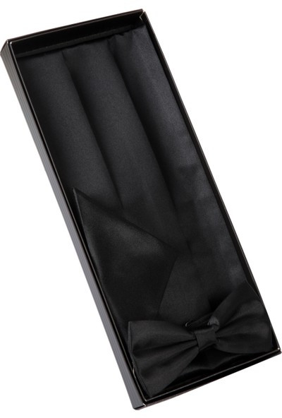 La Pescara Siyah Papyon Kuşak Smokik Kemeri Smk50 La Pescara Siyah Papyon Kuşak Smokik Kemeri Smk50