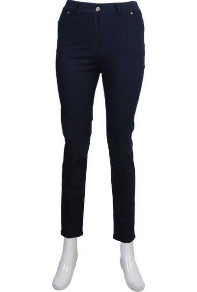 Ruşetül Cotton Kadın Büyük Beden Pantolon Siyah