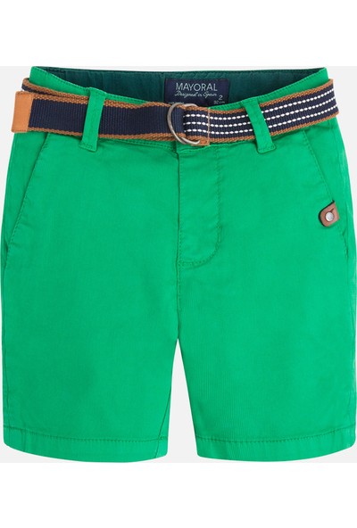 Mayoral Erkek Çocuk Şort Kemerli Pike 8 Yaş