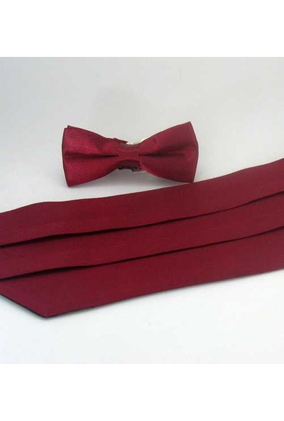 Gaffybordo Çocuk Boy Düz Renk Saten Kuşak-Papyon Takim - Ckp-04