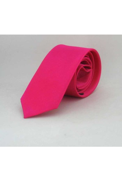 Gaffyfuşya Çocuk Boy Düz Renk Saten Kravat - Ck-09 Gaffyfuşya Çocuk Boy Düz Renk Saten Kravat - Ck-09