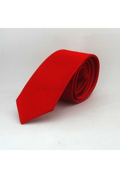 GaffyKırmızı Çocuk Boy Düz Renk Saten Kravat - Ck-01 GaffyKırmızı Çocuk Boy Düz Renk Saten Kravat - Ck-01