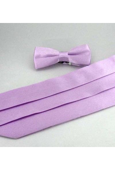 Gaffylila Çocuk Boy Düz Renk Saten Kuşak-Papyon Takim - Ckp-07