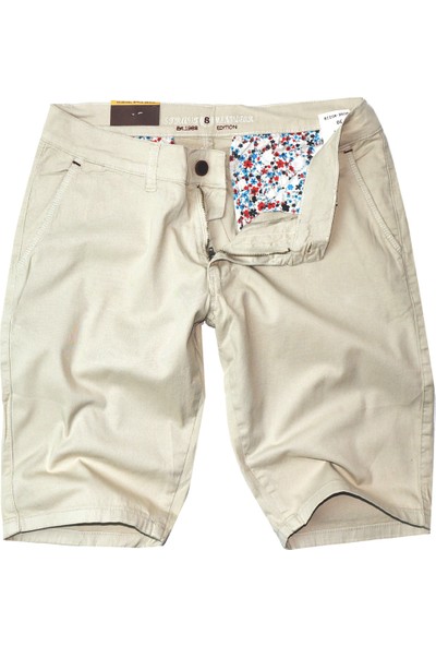 Stravt Slim Fit Erkek Chino Kapri