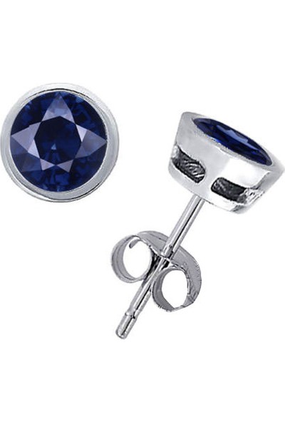 Ejoya 0,25 Ct Safir Erkek Küpesi 76941