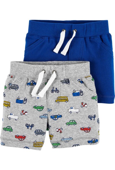 Carter's Layette Erkek Bebek 2'li Şort 1H451810 Carter's Layette Erkek Bebek 2'li Şort 1H451810
