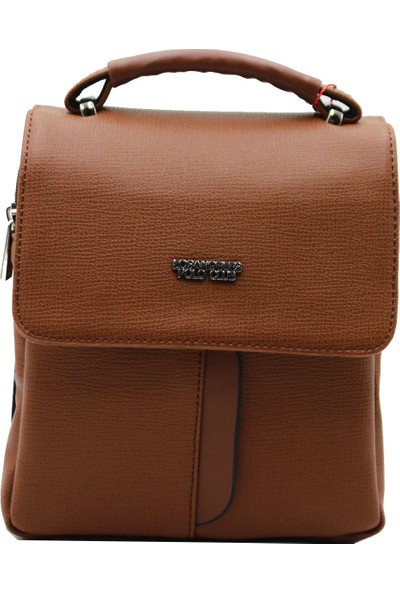 Losangeles Polo Club 8035 Erkek El Omuz Çanta Taba