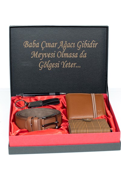 HKY Erkek Deri Cüzdan & Mekanizmalı Kartlık ve Kemer Seti HKY Erkek Deri Cüzdan & Mekanizmalı Kartlık ve Kemer Seti