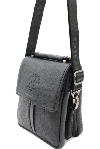 West Polo 5002 Erkek El ve Omuz Askılı Çanta Siyah