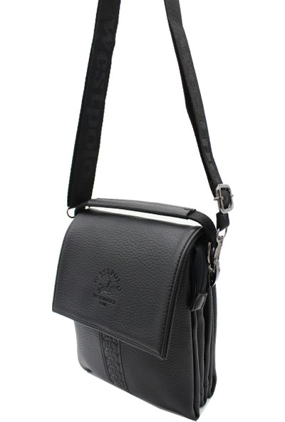 West Polo 5007 El ve Omuz Askılı Erkek Çanta Siyah