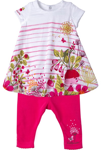 Catimini Balon Etek Elbise Tayt Takım