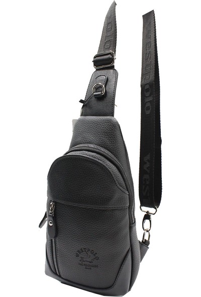 West Polo 7009 Freebag Erkek Göğüs ve Omuz Çantası Siyah