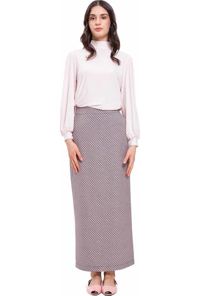 Mizalle Jakar Dokulu Klasik Etek