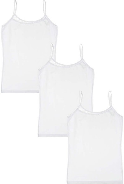 Donella 3'lü Beyaz Genç Kız Atlet - 5371-3LU Donella 3'lü Beyaz Genç Kız Atlet - 5371-3LU