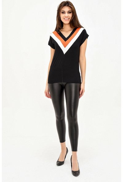 New Laviva Siyah Kadın Bluz