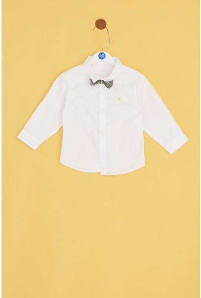 BG Baby Erkek Bebek Beyaz Gömlek BG Baby Erkek Bebek Beyaz Gömlek