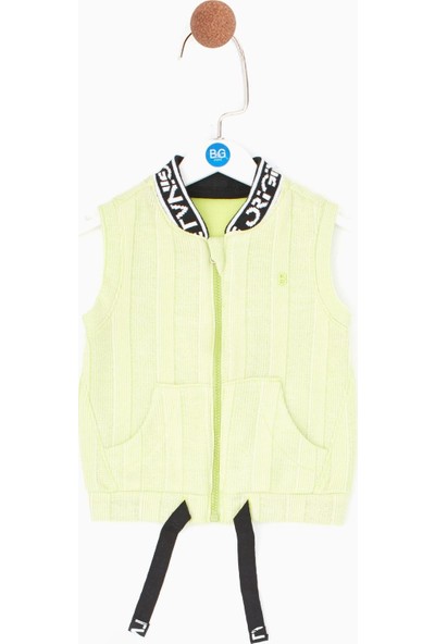 BG Baby Erkek Bebek Yeşil Yelek