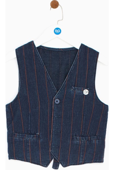 Nebbati Erkek Çocuk Jean Yelek