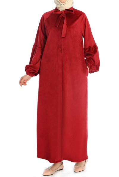 Miostil Ases Balon Kol Yaka Bağlamalı Ferace