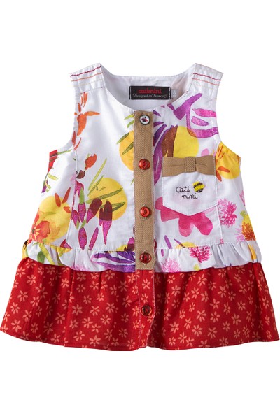 Catimini Spirit Ethnique Minikid Tunik Beyaz 4 Yaş Catimini Spirit Ethnique Minikid Tunik Beyaz 4 Yaş