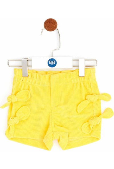 BG Baby Kız Bebek Sarı Şort