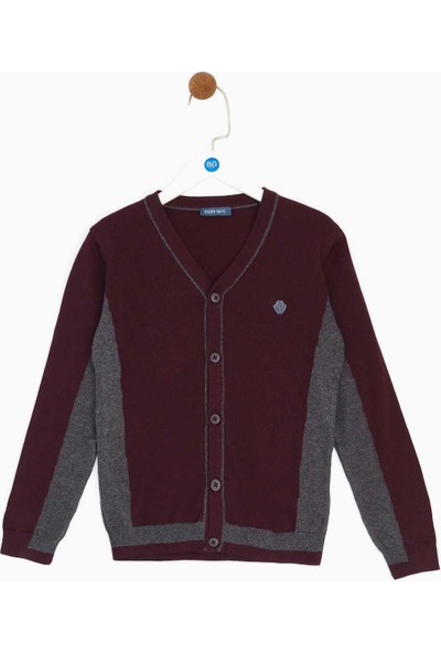 Nebbati Erkek Çocuk Bordo Hırka