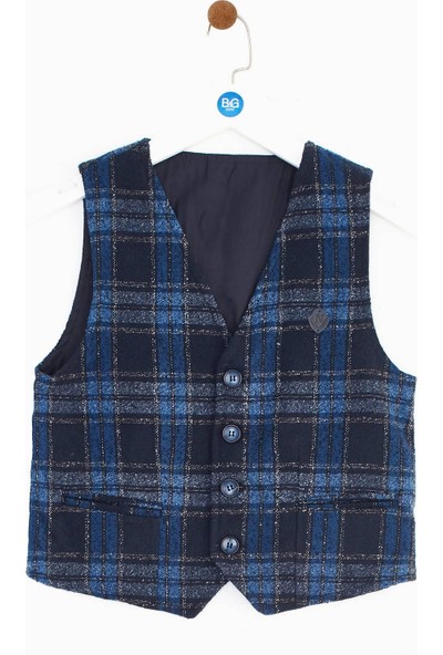 Nebbati Erkek Çocuk Desenli Yelek