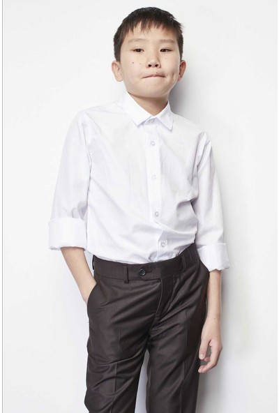 Riccione Erkek Çocuk Beyaz Gömlek