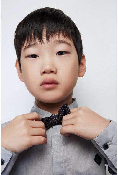 Nebbati Erkek Çocuk Bordo Papyon