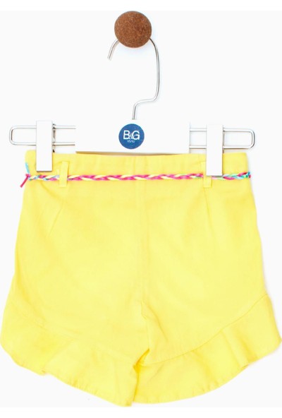 BG Baby Kız Bebek Sarı Şort
