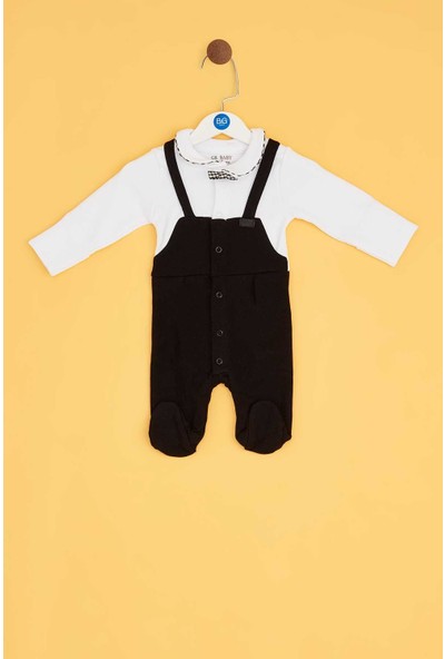 BG Baby Erkek Bebek Siyah-Beyaz Hastane Çıkışı