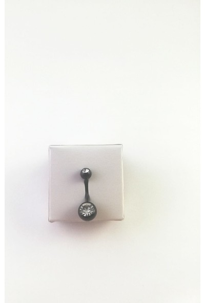 Pierctakıparkxs 316L Cerrahi Çelik Siyah Zirkon Taşlı Göbek Piercinging Pierctakıparkxs 316L Cerrahi Çelik Siyah Zirkon Taşlı Göbek Piercinging