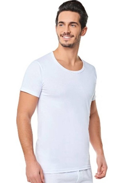 Seher Yıldızı Erkek Büyük Beden Penye Bisiklet Yaka Atlet 6'lı Paket Seher Yıldızı Erkek Büyük Beden Penye Bisiklet Yaka Atlet 6'lı Paket