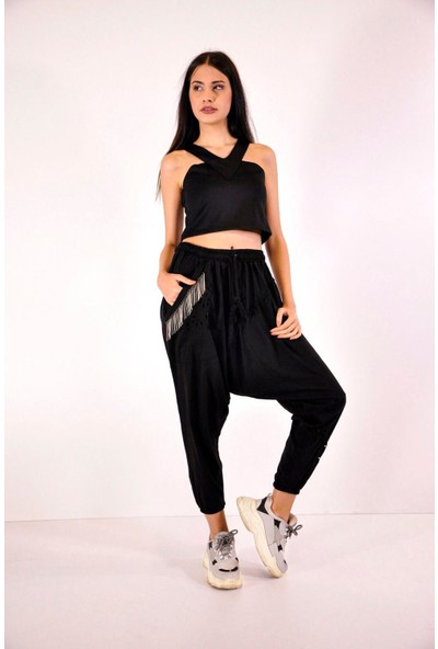 Elçi Tekstil Kadın Mevsimlik Rahat Şalvar Pantolon