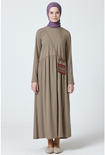 Armine Kadın Günlük Elbise Haki 9Y9750