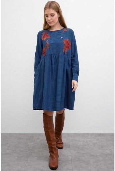 U.S. Polo Assn. Kadın Denim Elbise