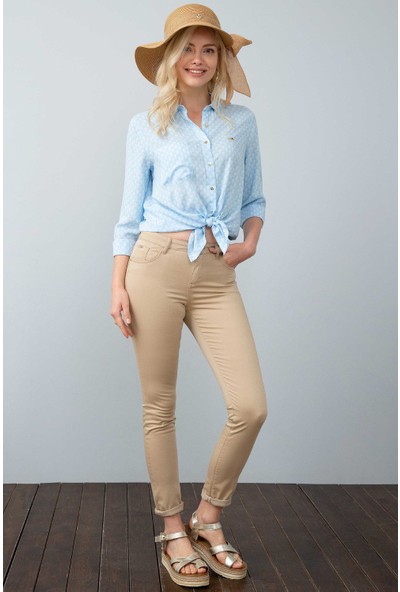 U.S. Polo Assn. Kadın Dokuma Spor Pantolon U.S. Polo Assn. Kadın Dokuma Spor Pantolon