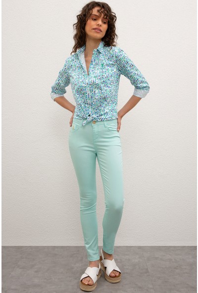 U.S. Polo Assn. Kadın Dokuma Spor Pantolon U.S. Polo Assn. Kadın Dokuma Spor Pantolon