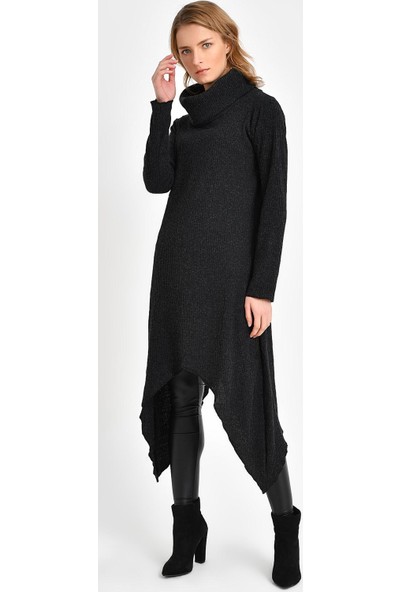Quincey Asimetrik Yünlü Tunik
