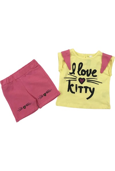 Pop Shops Kız Bebek 2'li Yazlık Takım