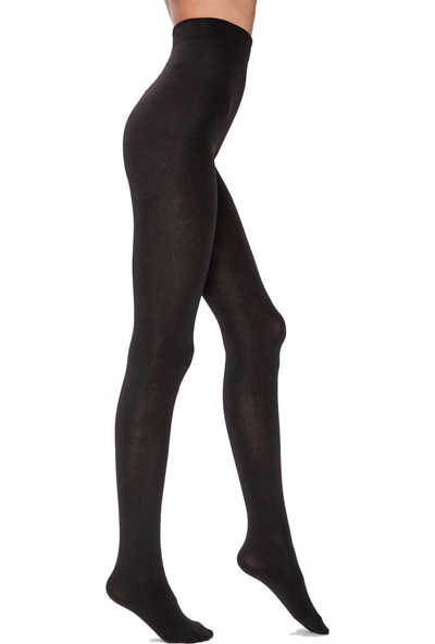 Penti Termal Yüksek Bel Siyah Külotlu Çorap | Siyah