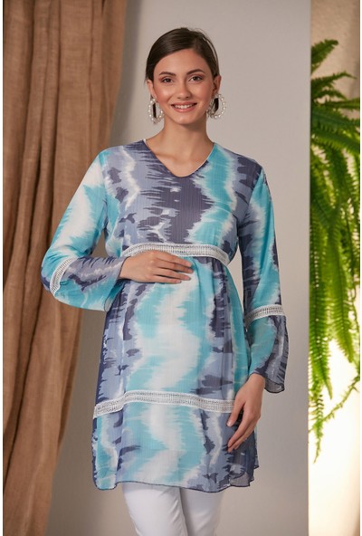 Gör&Sin Hamile Dantel Detay Tunik Gör&Sin Hamile Dantel Detay Tunik